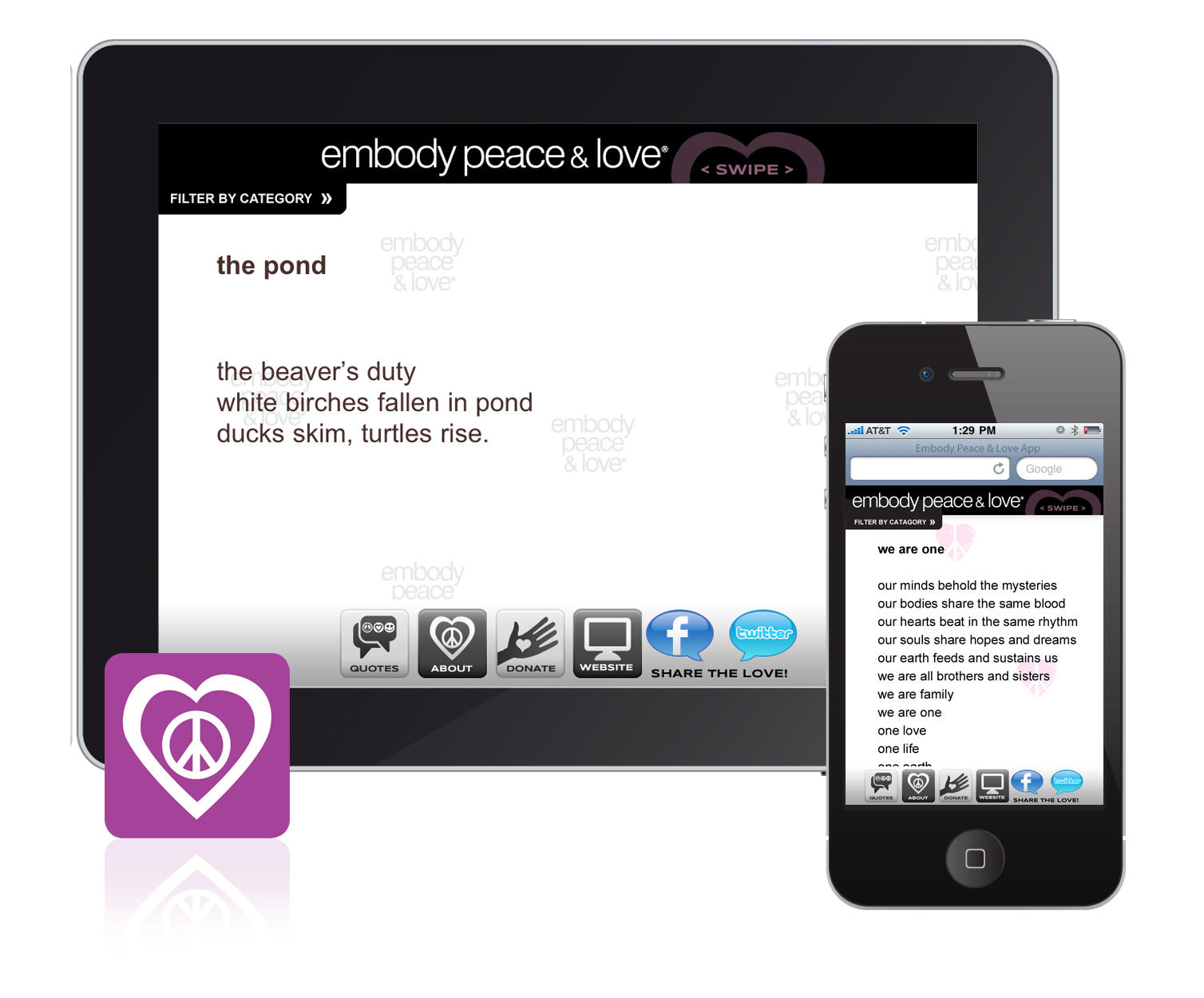 New app offers a daily dose of peace and love | LadyLUX - Online Luxury ...