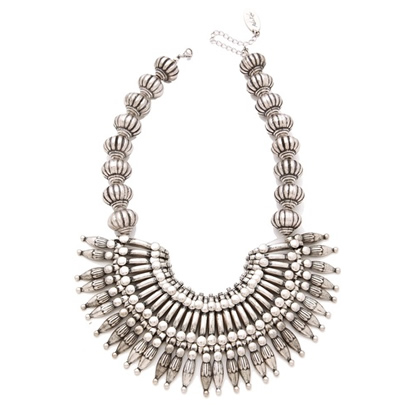 Silver Bib Necklace | LadyLUX - Online Luxury Lifestyle, Technology and ...